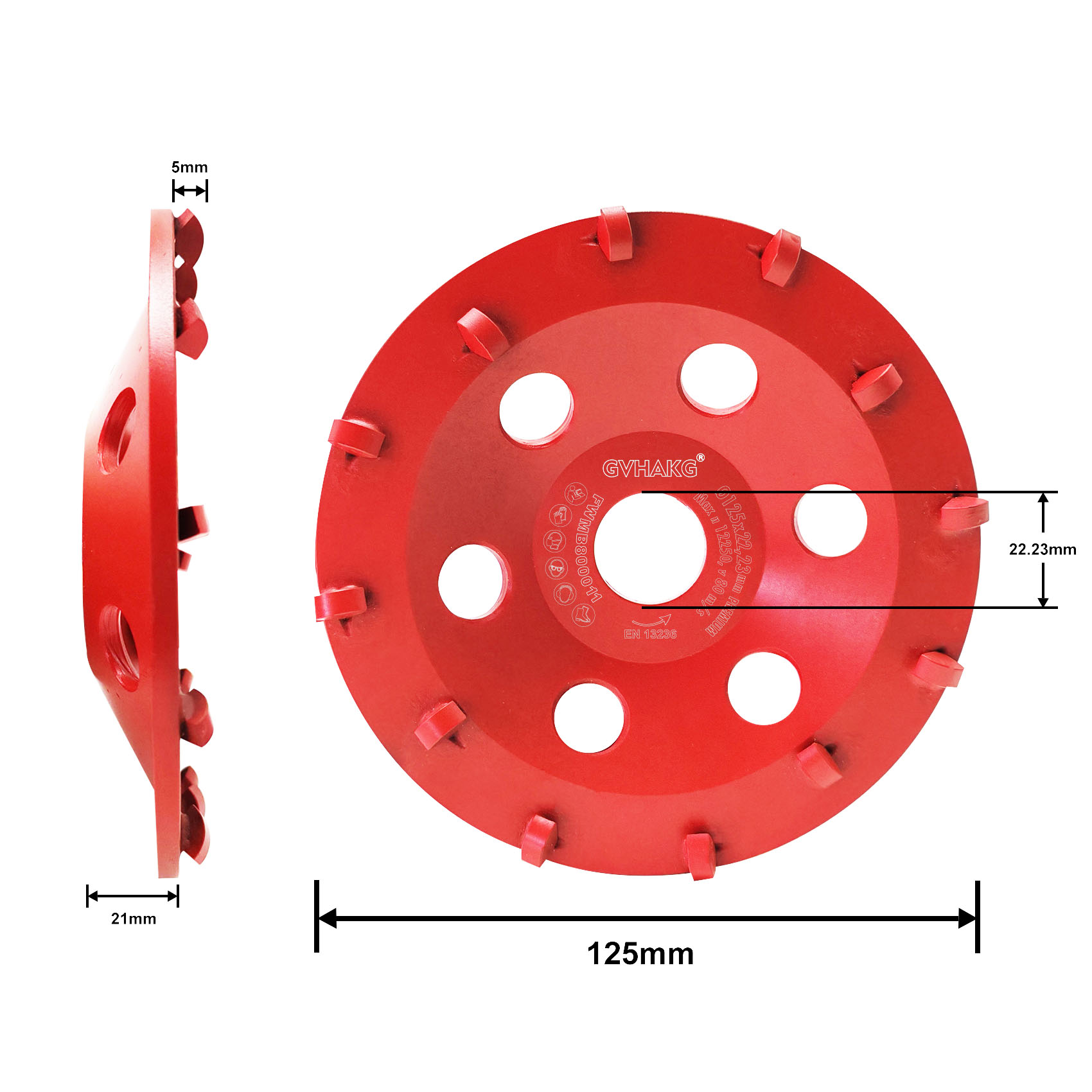 High-Performance PCD Diamond Grinding Cup Wheel for Professional ...