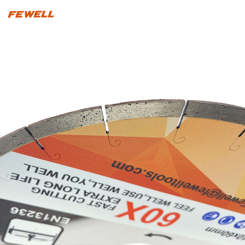 High quality Silver brazed 14/16inch 350/400*10*60mm J-slot segmented ...